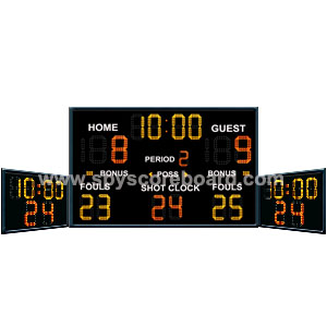 Basketball Scoreboard, 24 Shot Clock Display - spyscoreboard