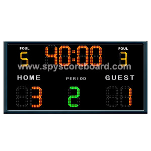 Five-a-sided Futsal LED Scoreboards - spyscoreboard